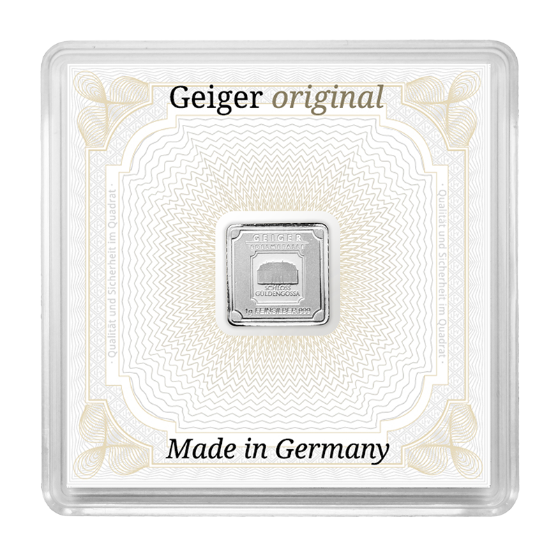 Buy Silver Bars from Geiger Edelmetalle